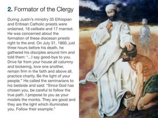 Five Faces of St. Justin de Jacobis | PPT