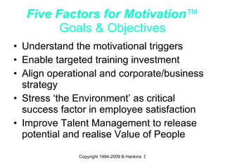 Five Factors For Motivation | PPT