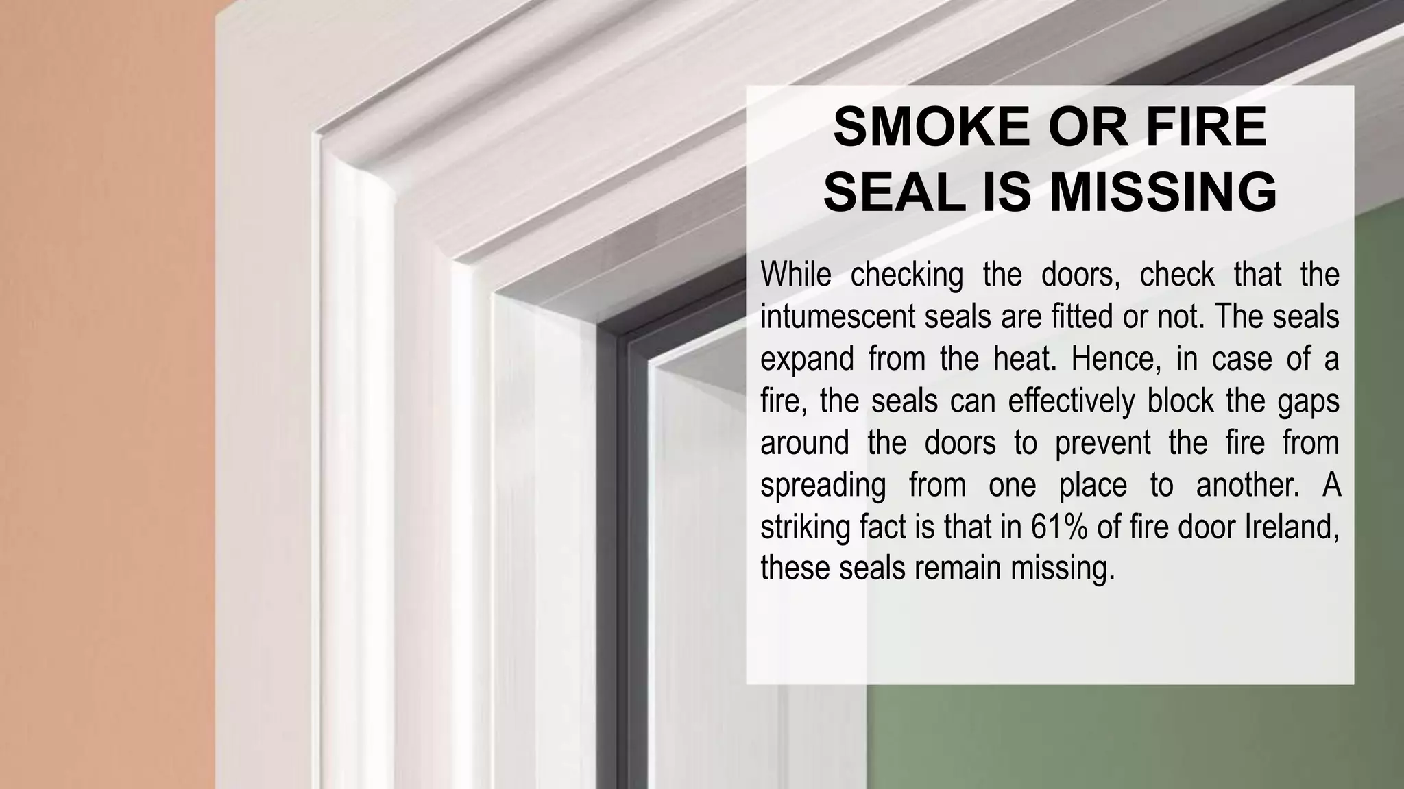 Five Fire Door Faults | PPTX | Home Security | Home & Garden