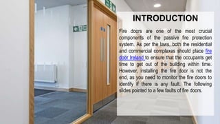 Five Fire Door Faults | PPTX | Home Security | Home & Garden