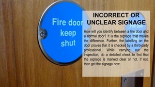 Five Fire Door Faults | PPTX