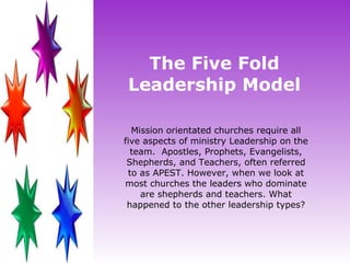 Five fold leadership | PPT