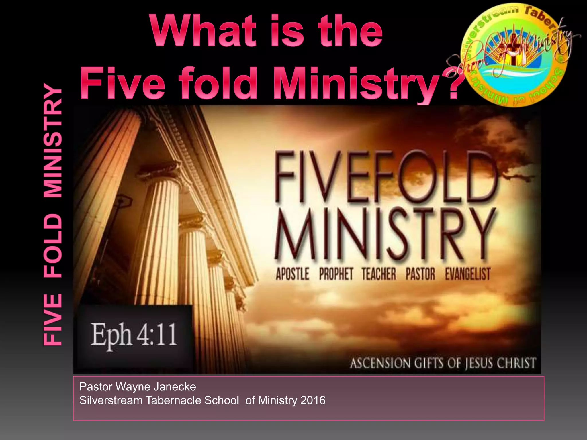 Five fold ministry | PPTX