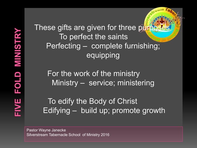Five fold ministry | PPTX | Spirituality | Religion & Spirituality