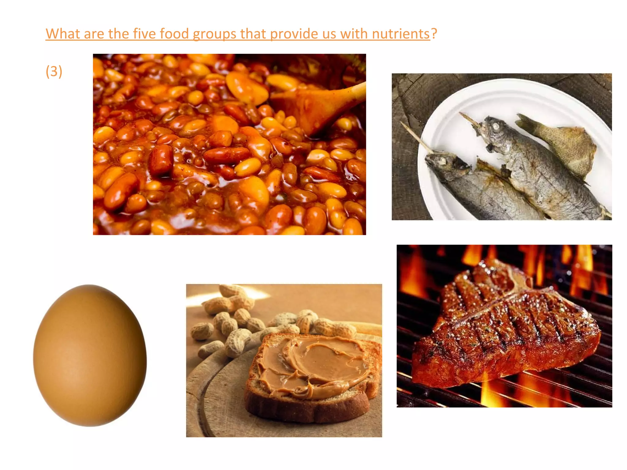 Five food groups | PPT