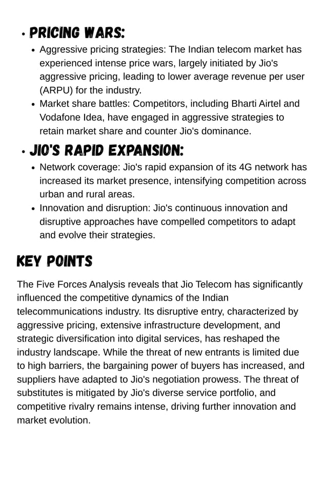 Five Forces Analysis using Michael E. Porter's Framework A Case Study of Jio Telecom (7).pdf ...