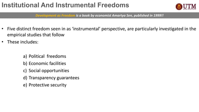 Five freedoms instrument | PPT