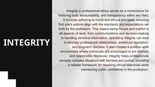 FIVE FUNDAMENTAL PRINCIPLES OF ETHICS.pptx | Professional School ...