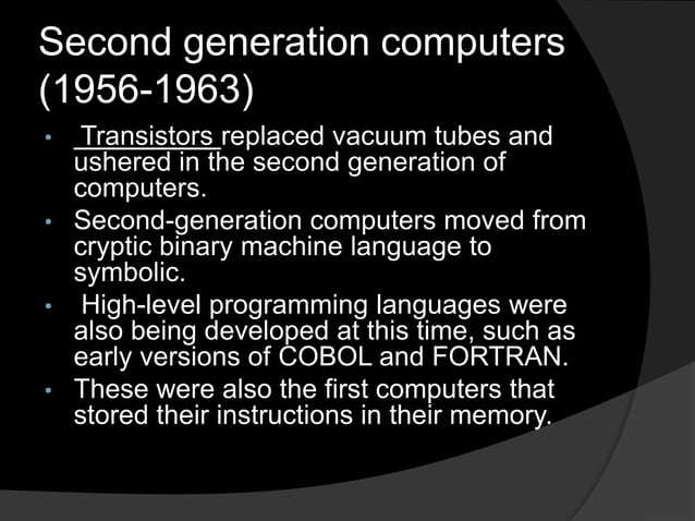 Five generations of computer | PPTX