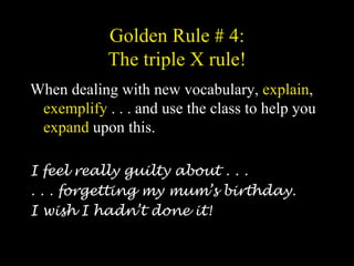 Five golden rules | PPT