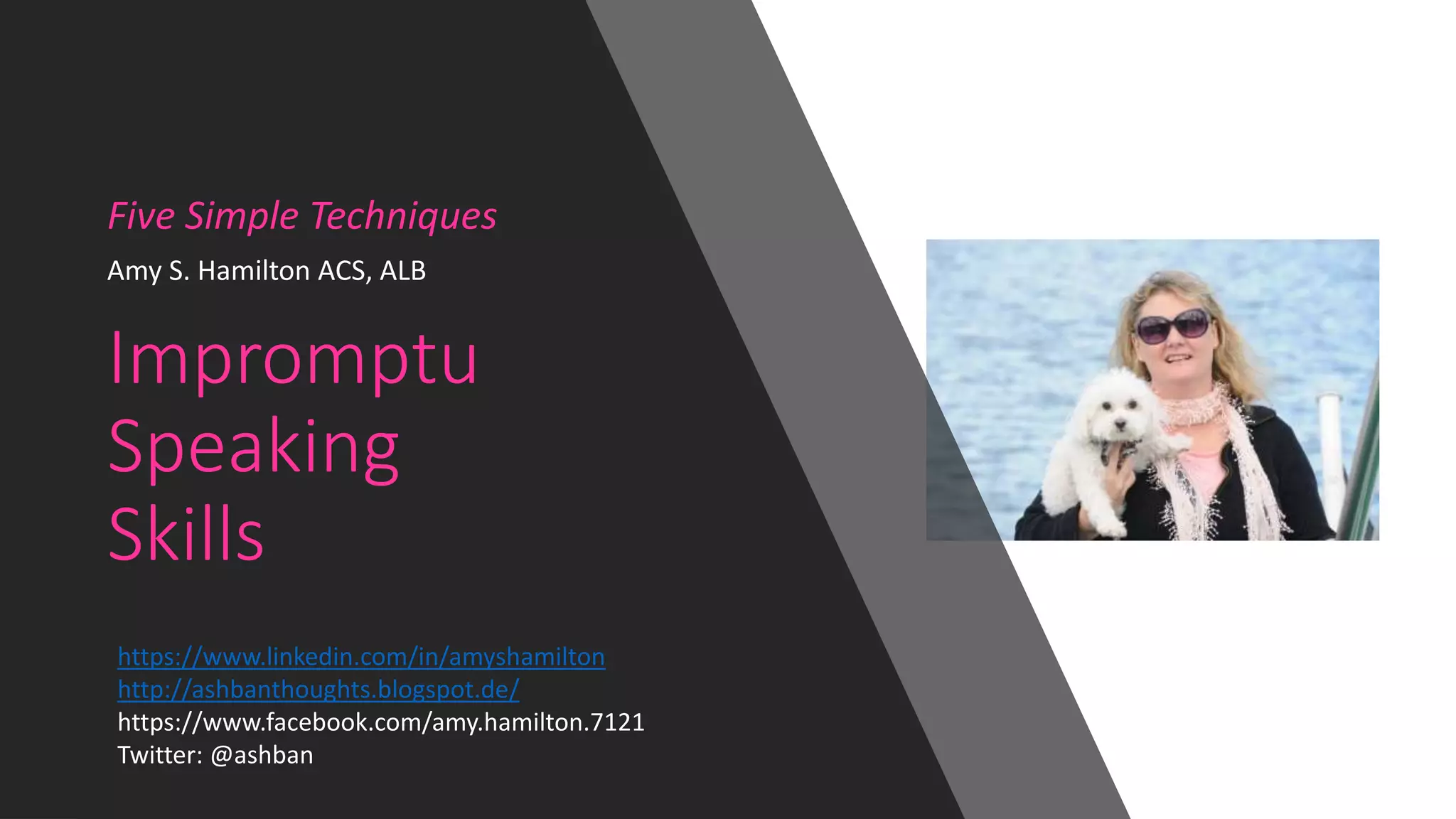 Five impromptu techniques | PPTX