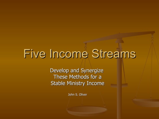 Five Income Streams | PPT