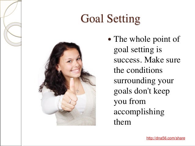 Five key characteristics of successful goal setting