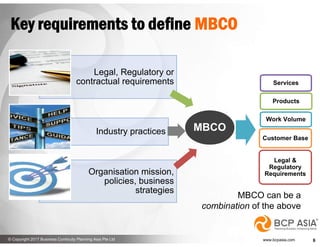 Five Key Considerations when Setting your MBCO | PDF