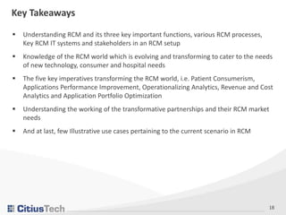 Five Key Imperatives of Today's RCM | PPT