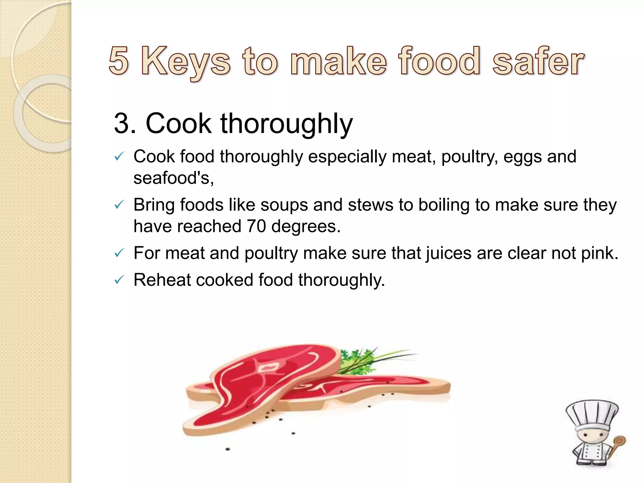 Five keys to safer food | PPTX