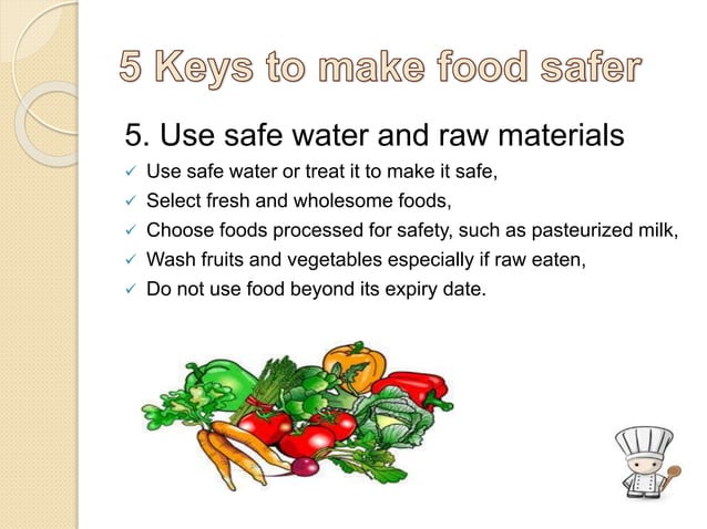 Five keys to safer food | PPTX