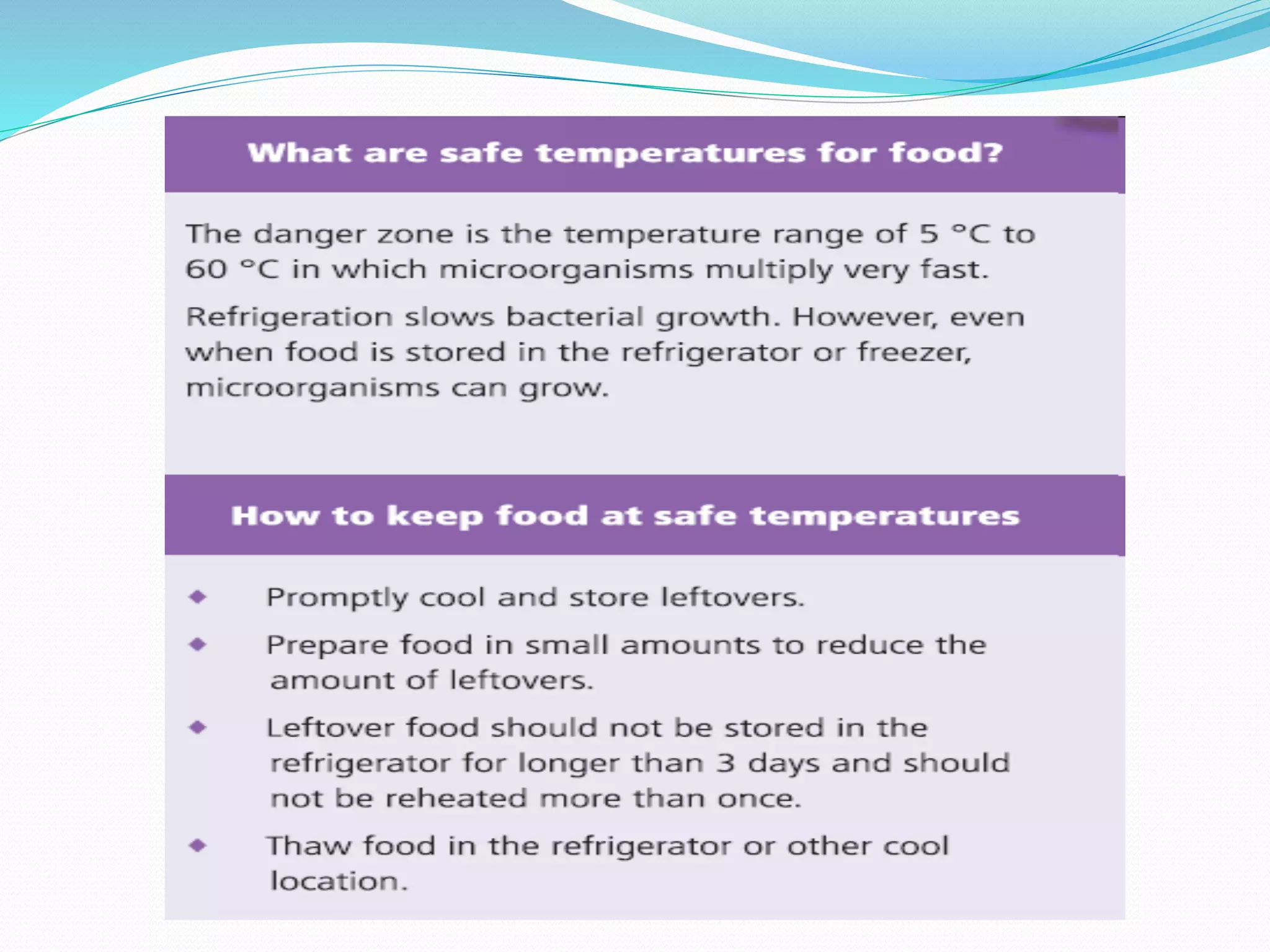 Five keys to safer food | PDF