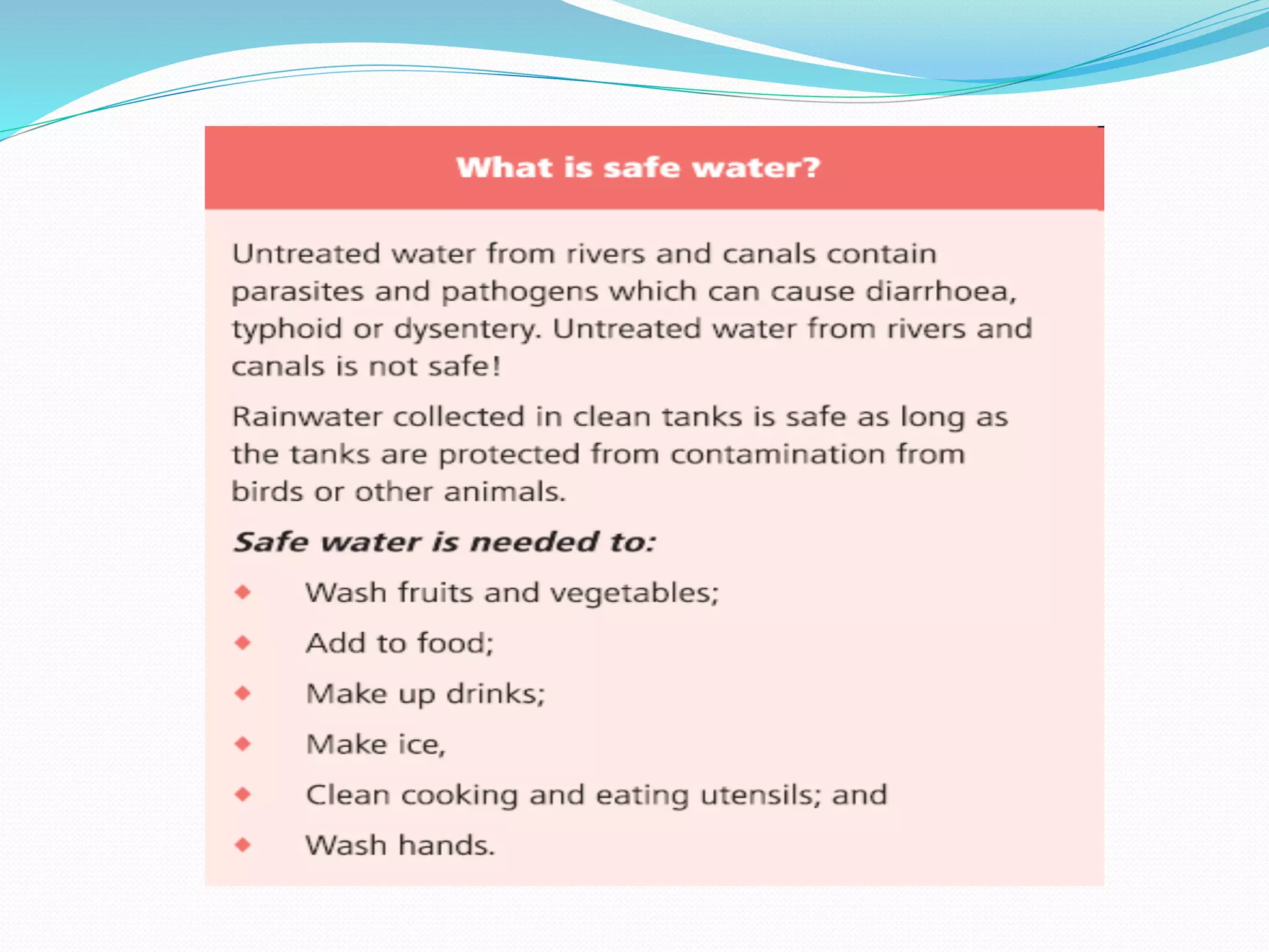 Five keys to safer food | PDF