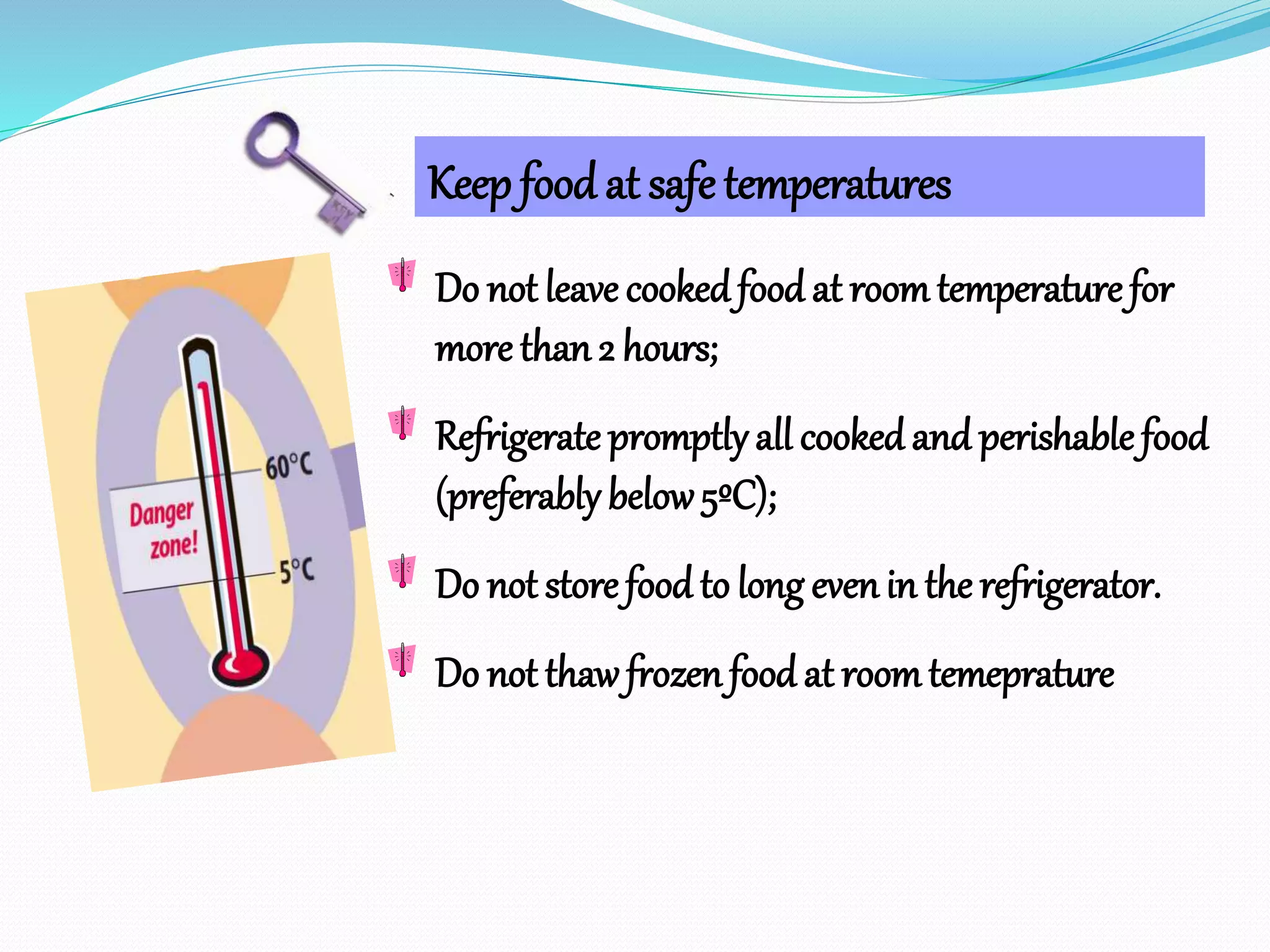 Five keys to safer food | PDF