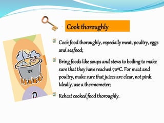 Five keys to safer food | PDF