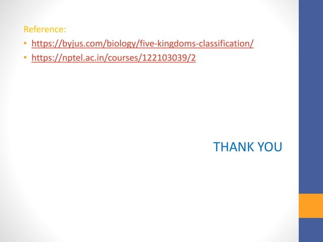 FIVE KINGDOM CLASSIFICATION-RH Whittaker | PPTX | Biological Sciences ...