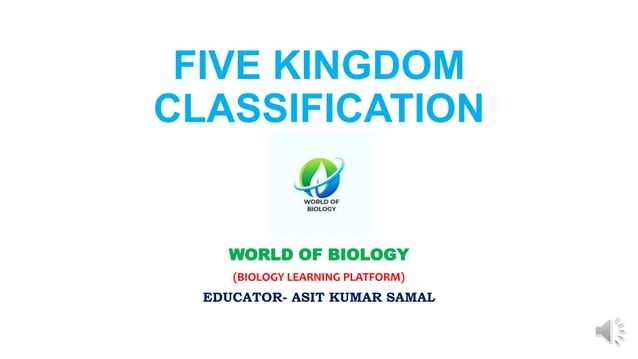 Five kingdom classification | PPTX | Biological Sciences | Science
