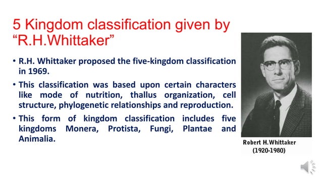 Five kingdom classification | PPTX | Biological Sciences | Science