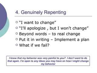 Five Languages Of Apology | PPT