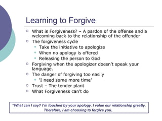 Five Languages Of Apology | PPT