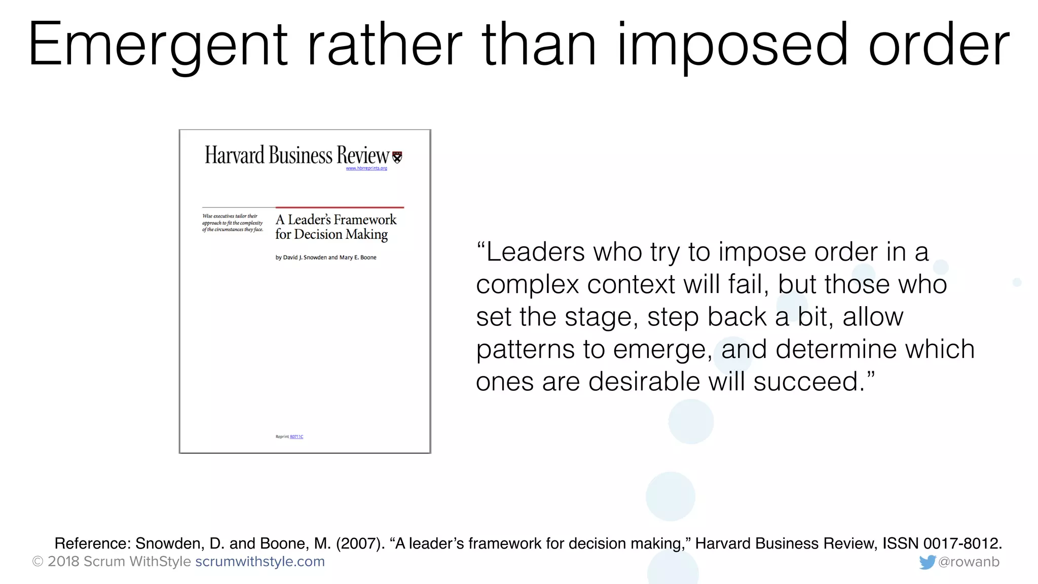 Five Leadership Lenses For Agile Success Ppt