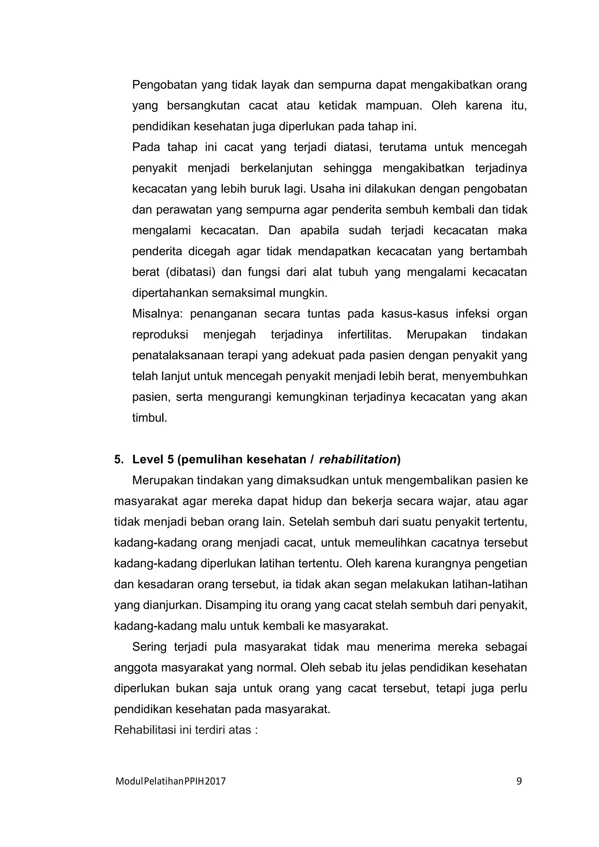 Five level prevention | PDF