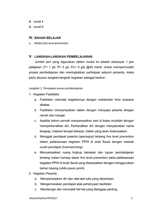 Five level prevention | PDF