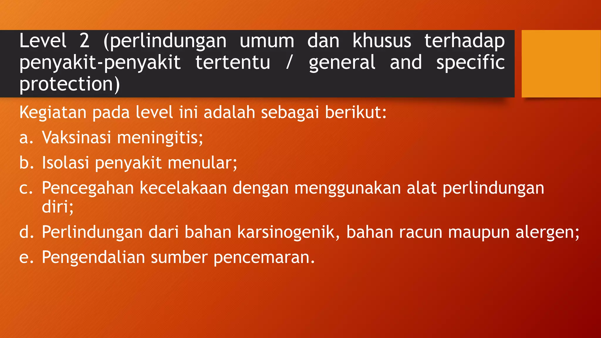 Five level prevention | PPTX