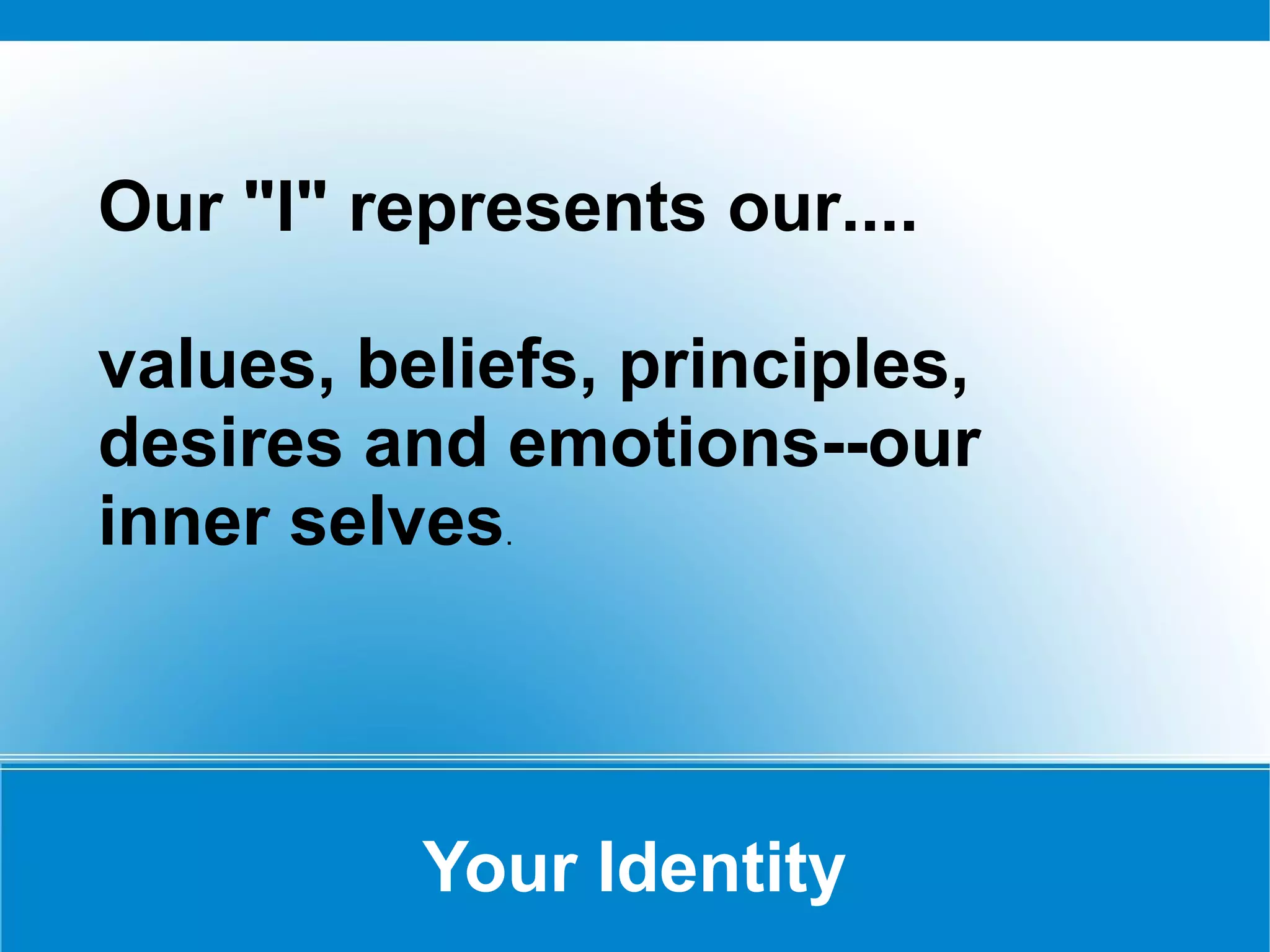 Five levels of self talk | PPT