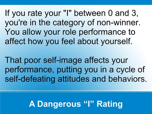 Five levels of self talk | PPT