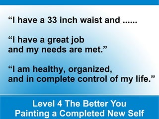 Five levels of self talk | PPT