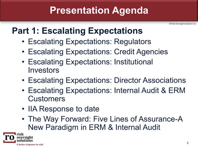 Five lines of assurance a new paradigm in internal audit & erm | PDF