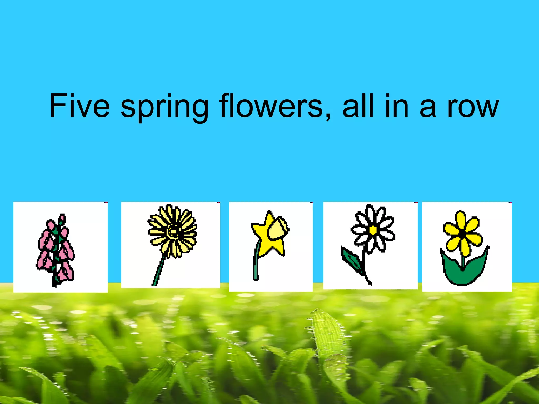 Five Little Flowers | PPT