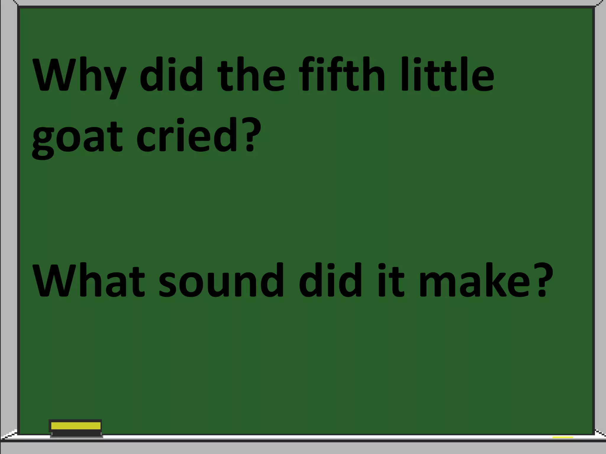 Five little goats power point | PPTX