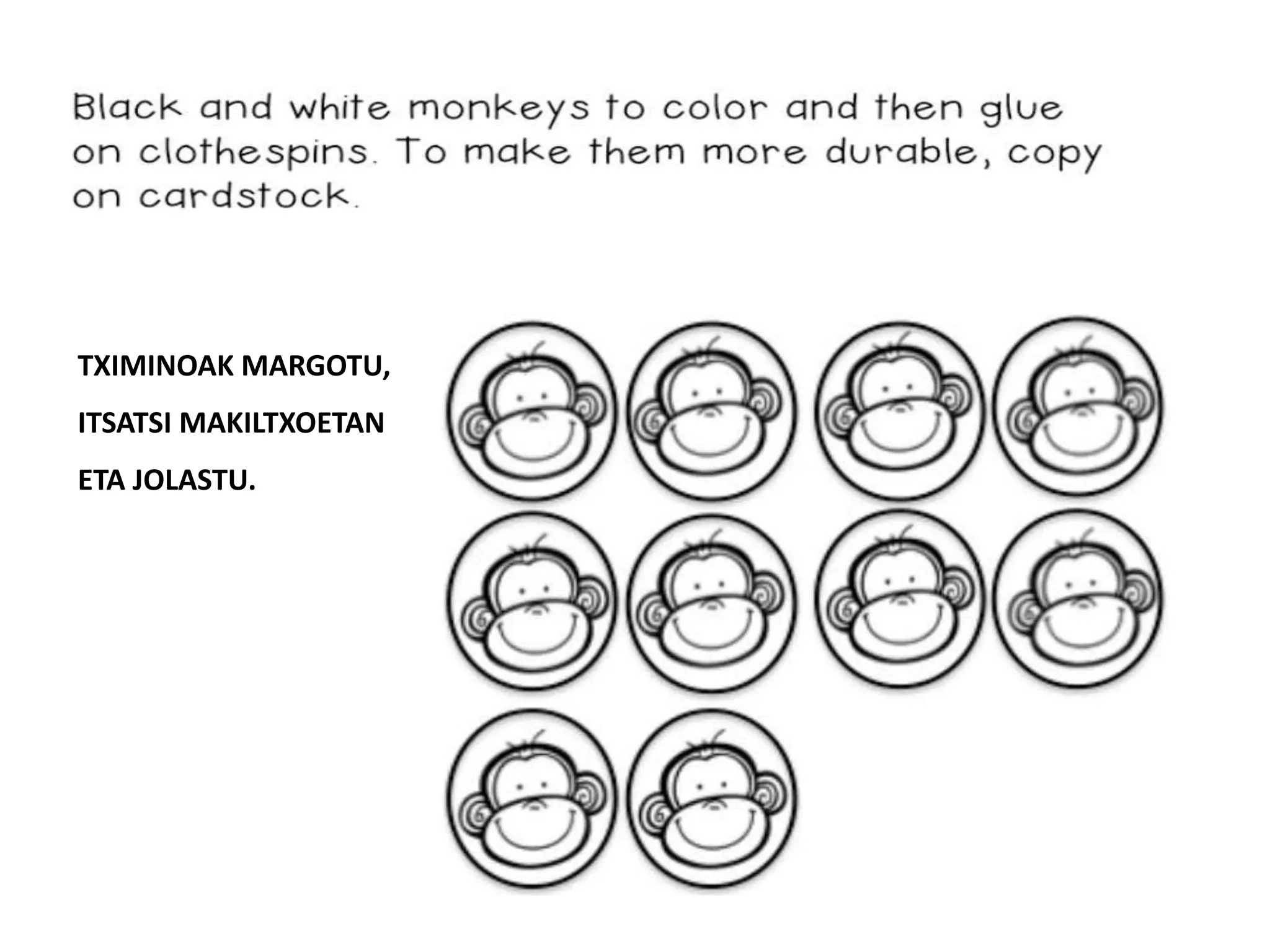 Five little monkeys | PPSX