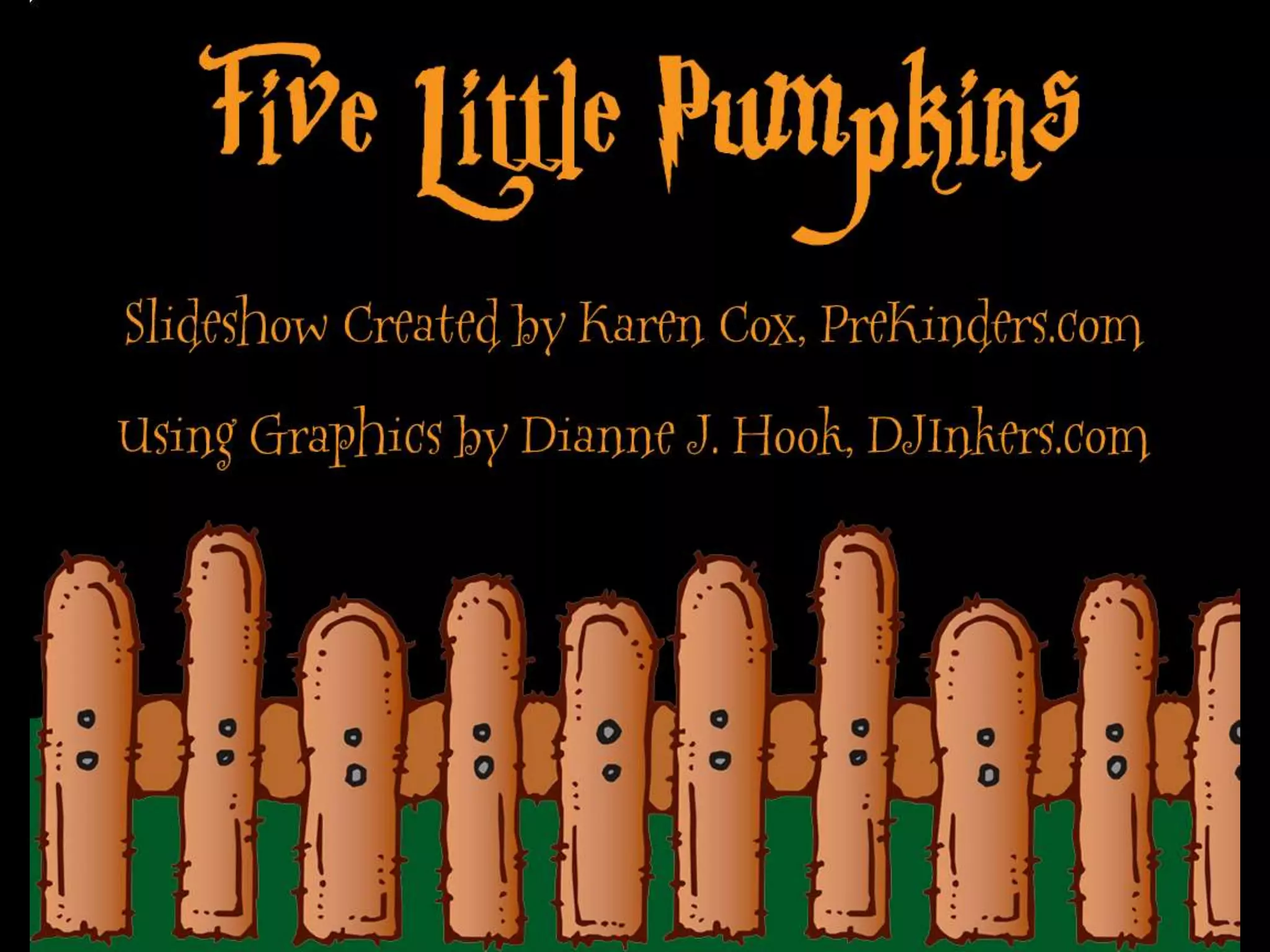 Five Little Pumpkins | PPTX