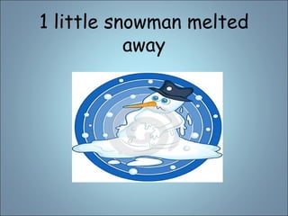 Five little snowmen | PPT