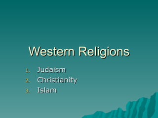 Five Major World Religions | PPT | Religion & Spirituality