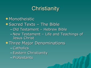 Five Major World Religions | PPT | Religion & Spirituality