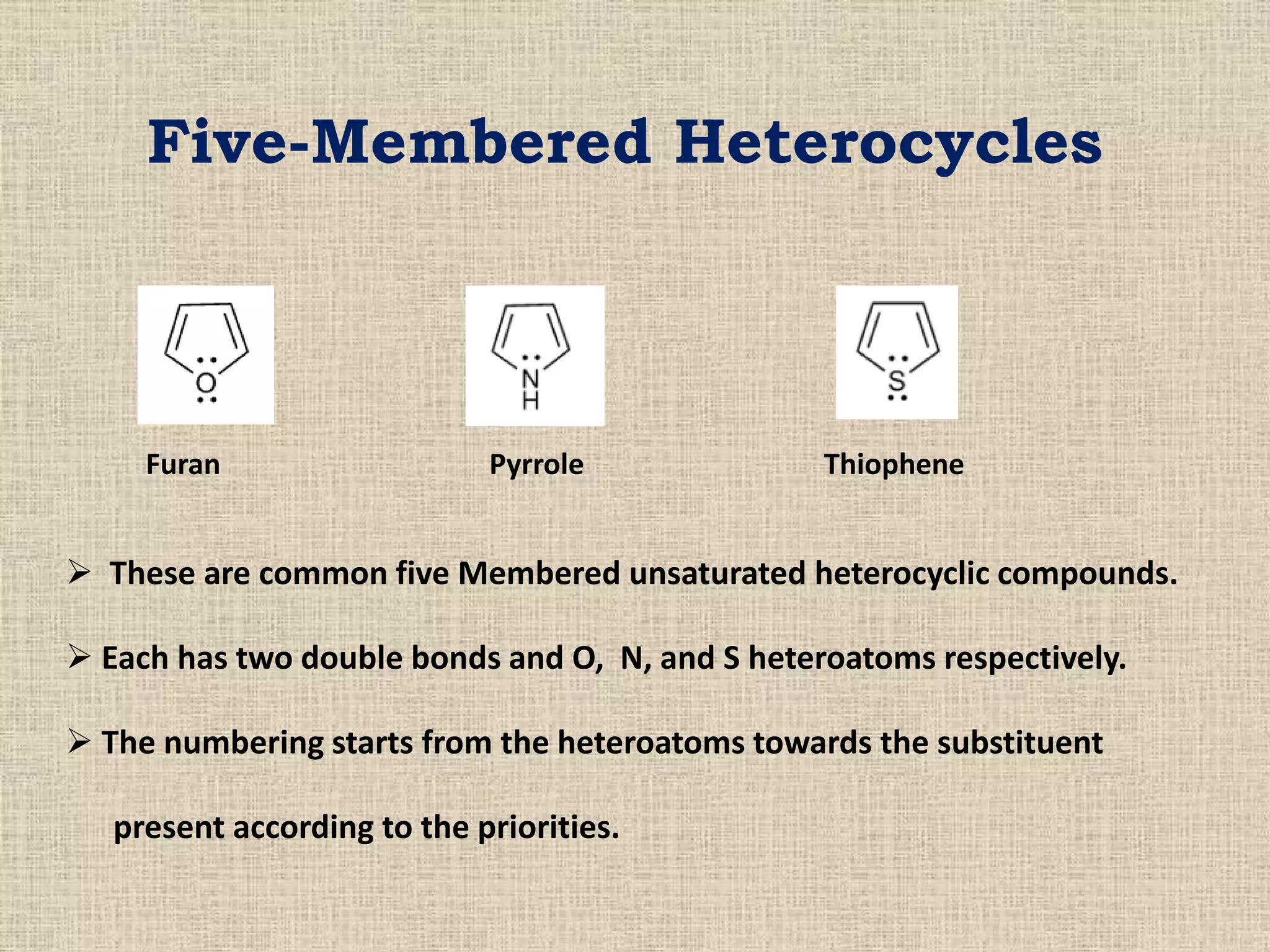 Five membered heterocyclic compounds | PDF
