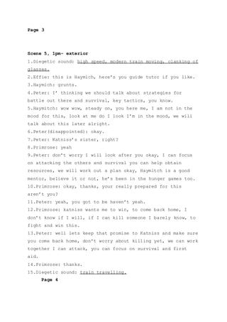 Five minuite script for primrose | DOCX | Musicals | Genres