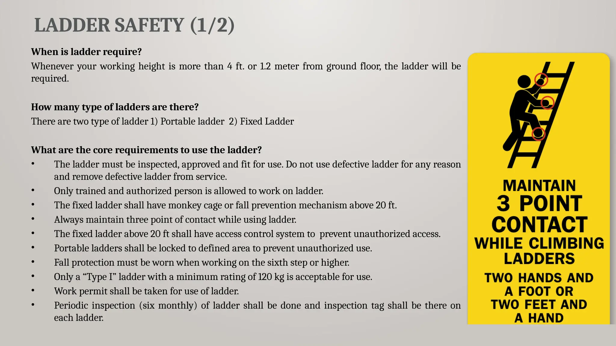 Five Minute Safety Talk for daily tier meetings | PPTX