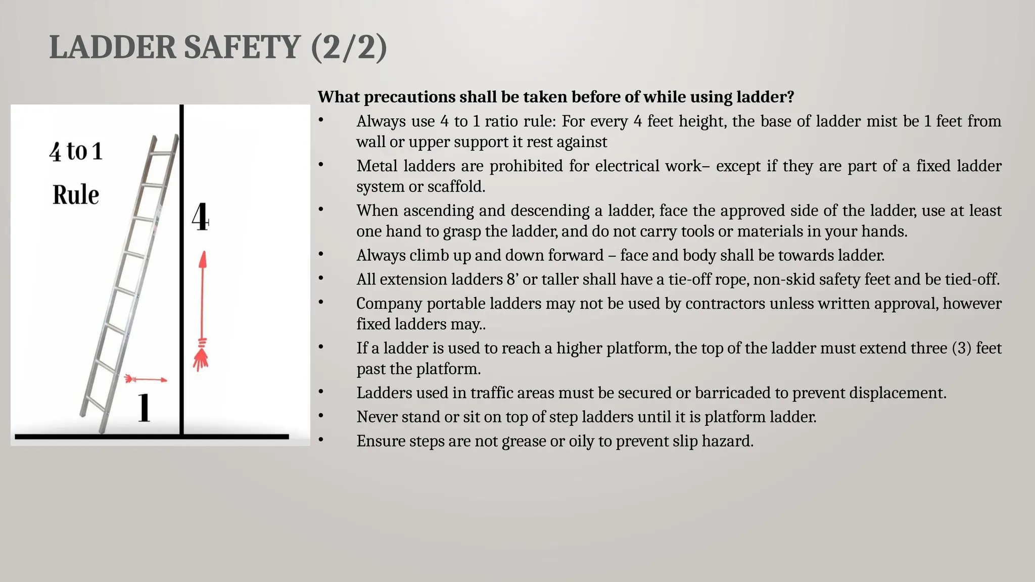Five Minute Safety Talk for daily tier meetings | PPTX
