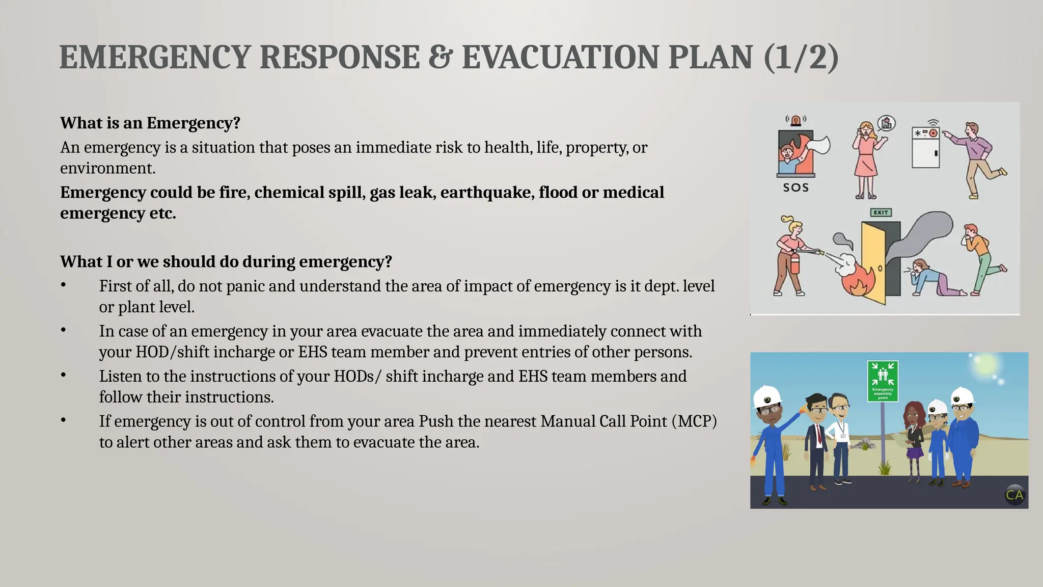 Five Minute Safety Talk for daily tier meetings | PPTX